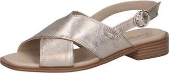 Caprice Femme Damen 9-28203-44 Sandale &agrave; Talon, Taupe Metallic, 37 EU