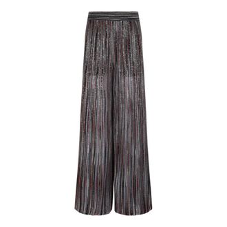 Missoni Femme, Pantalons, Brun, Taille: 34 FR Pantalon Multicolore &agrave; Sequins