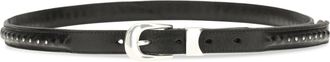 Our Legacy Studded Calf Leather Belt - Black
