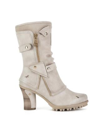 Mustang Jeans Mustang Stiefeletten 1141-606 Beige