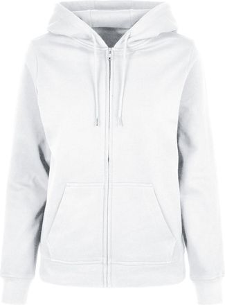 Build Your Brand Damen Sweatjacke Ladies Basic Zip Hoody, Damen Basic Kapuzenjacke mit Rei&szlig;verschluss, Regular Fit, Gr&ouml;&szlig;en XS - 5XL