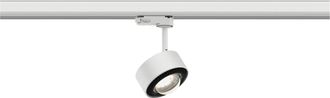 Paulmann 91389 LED Schienensystem ProRail3 Schienenspot Aldan 8,5W 3000K 230V Wei&szlig;, Schwarz dimmbar Schienensysteme Deckenschiene Metall