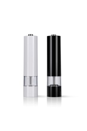 Gourmetmaxx Gourmetmaxx Elektr. GOURMETmaxx, Schwarz, Weiß, Transparent, Kunststoff, Keramik, 22.5 cm, Lfgb, Beleuchtung, Sichtfenster, Mahlstärke einstellbar, Ti