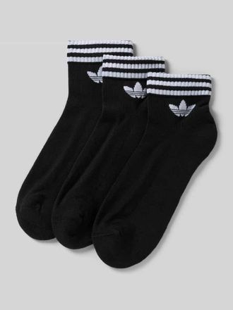 adidas Originals Sneaker-Socken mit Label-Print im 3er-Pack