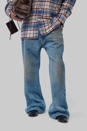 Willy Chavarria Flared Denim Jean