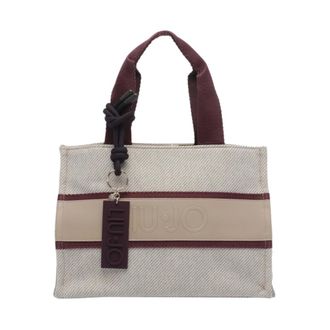 Liu Jo Cabas Logo - Femme - Sacs - Blanc - Taille: ONE Size