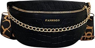 Generic Grand sac à bandoulière en cuir pour adolescentes, filles, femmes, ordinateur portable et sacs à bandoulière, Noir, Taille unique