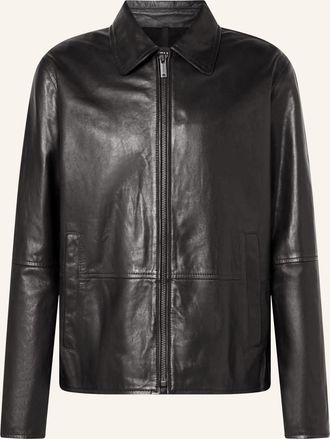 Strellson Lederjacke schwarz