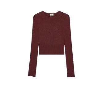 Saint Laurent H26 Pullover - - Knitwear - Damen - Braun - M