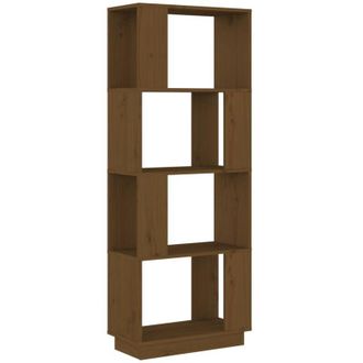 vidaXL Vidaxl - Bücherregal/Raumteiler Honigbraun 51x25x132cm Massivholz Kiefer