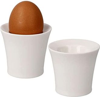 GOEBEL Eierbecher 2-teilig Set von Kaiser Porzellan aus Porzellan, Größe: 6,5x6,5x6 cm, 14-005-34-1, Weiß