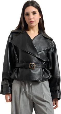 HUGO BOSS Femme, Vestes, Noir, Taille: 38 FR Hugo Manteaux Black