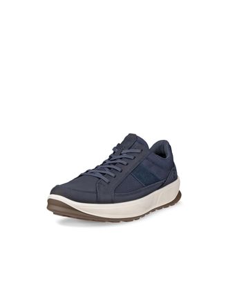 Ecco Herren Byway 2.0 Schnürschuhe Sneaker, Marine/Marine, 42 EU