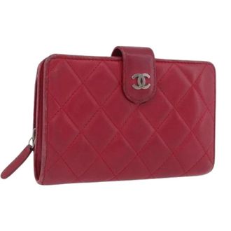 Chanel Portefeuille Bifold Vintage Pre-owned - Femme - Pre-owned - Rouge - Taille: ONE Size