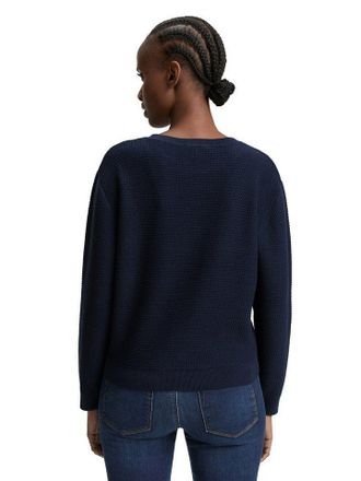 Tom Tailor Rundhalspullover (1-tlg) Plain/ohne Details