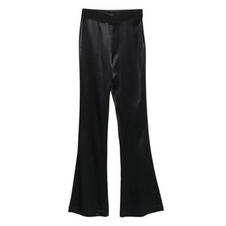 Versace Jeans Couture Logo Waistband Hosen - - Trousers - Damen - Schwarzk - L