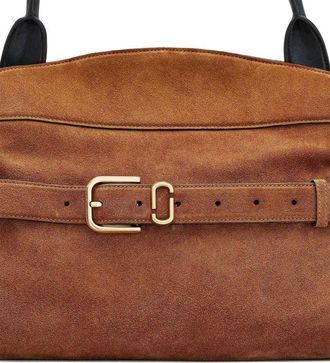 Marc Jacobs Womens Satchel Bag Copper Suede Cow Leather - Satchel-Bags