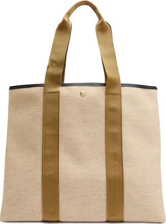 Rue de Verneuil top-handle tote bag - Nude