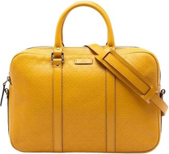 Gucci Sac daffaires Pre-owned - Femme - Pre-owned - Jaune - Taille: ONE Size