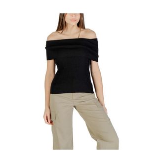 Only Only, Femme, Pulls, Noir, Taille: 40 FR Onlelectra Life SS Off-Shoulder Knit