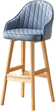 Generic Barhocker, K&uuml;cheninsel-Thekenst&uuml;hle, Holzgestell, Tragkraft 150 kg, gepolsterter hoher Barhocker