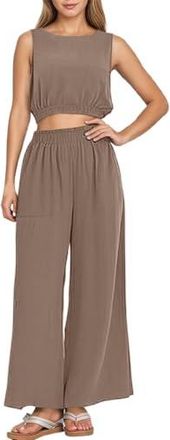 Generic Tailleur Pantalon Femme avec Basket Velours Habill&eacute;e &Eacute;t&eacute; Slim Eau Capuche &Eacute;meraude Evas&eacute; Chocolat Tweed Hip Terracotta Ho Ouvert R&eacute;tro Vieux Debardeur