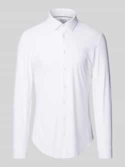 Jake*s Super Slim Fit Business-Hemd mit Kentkragen