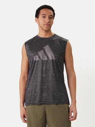 adidas Technisches T-Shirt Workout Essentials Brandlove KA5545 Grau Regular Fit
