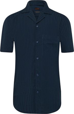 HUGO BOSS Kurzarmhemd aus Baumwolle in