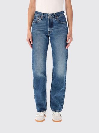 Levi's Jean 501 coupe droite taille mi-haute en denim de coton
