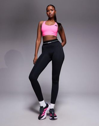 adidas adidas Training - Hyperglam - Legging long lin&eacute;aire - Noir