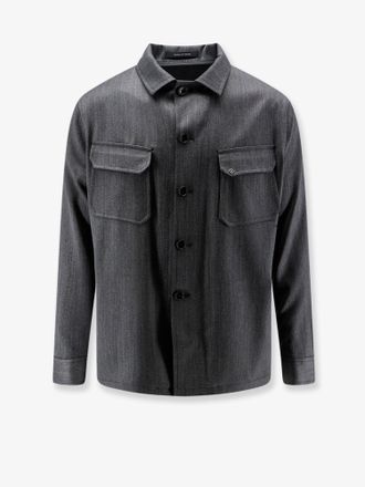 Tagliatore Calvin virgin wool shirt/jacket - TAGLIATORE - gender_Man