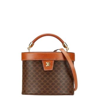 Celine Pre-owned Macadam Schulter- & Kosmetiktasche - - Pre-owned - Damen - Braun - ONE SIZE