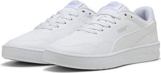 Puma Court Lally, Basket Femelle, PUMA White-PUMA White-Cool Light Gray