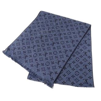 Louis Vuitton unisex, Pre-owned, Bleu, Taille: ONE Size Foulard en toile Pre-owned