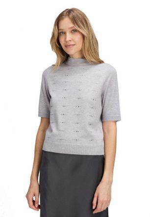Betty Barclay Kurzarmshirt Damen mit Stehkragen (1-tlg)