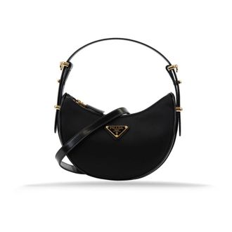 Prada Stylische Umh&auml;ngetasche mit Rei&szlig;verschluss - - Bags - Damen - Schwarzk - ONE SIZE