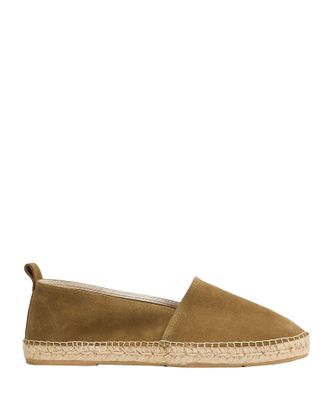 8 by YOOX SUEDE LEATHER ROUND TOE ESPADRILLES