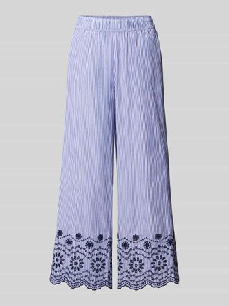 b.young Wide Leg Stoffhose mit elastischem Bund