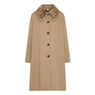 Seventy Wendemantel aus Gabardine - - Coats - Damen - Beige - S