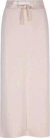 Esqualo Femme, Pantalons, Beige, Taille: 40 FR Midi Modal Skirt