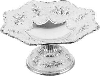 DOITOOL Snackschale aus Zinklegierung Obstplatte mit Rutschfestem Boden Multifunktional f&uuml;r Brot Obst und S&uuml;&szlig;igkeiten Geeignet f&uuml;r Hochzeit und Dekoration