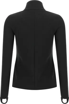 Courr&egrave;ges Stretch Technical Fabric Sweatshirt - Black