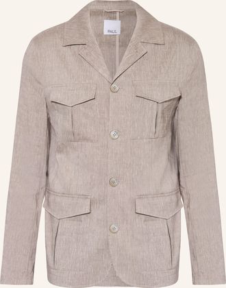 Paul Paul Overshirt Mit Leinen beige