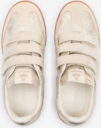 Isabel Marant Baskets Beth - Femme - Dor&eacute; Clair / Beige Clair - Taille35 - Isabel Marant