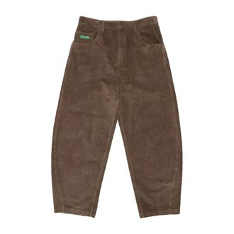 DC Pantalon Large en Velours C&ocirc;tel&eacute; Barrel - Homme - Pantalons - Brun - Taille: W29 L32