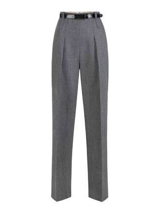 Elisabetta Franchi Pantalons D&eacute;contract&eacute;s - Gris