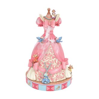 Enesco Disney Traditions Cinderella Pink Dress Musical Figurine