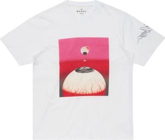 Edwin Homme, Tops, Blanc, Taille: 2XL Hold My Gaze T-Shirt