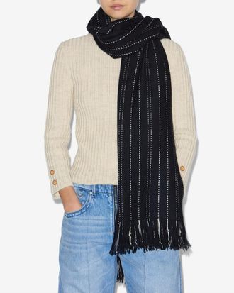 Isabel Marant Echarpe Carlysta - Femme - Nuit - - Isabel Marant